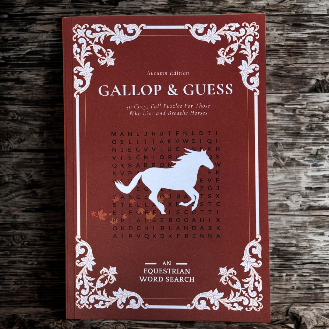 Gallop & Guess Equestrian Word Search Autumn Edition – Stäbl Notes